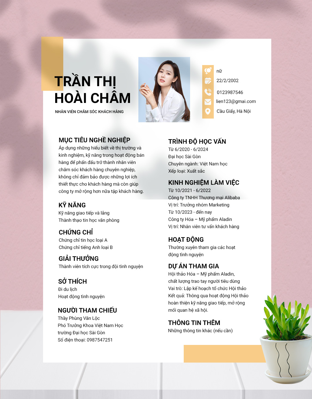 Mẫu CV Xin Việc Miễn Phí, Chất Lượng - Tạo Nhanh, Tải Ngay